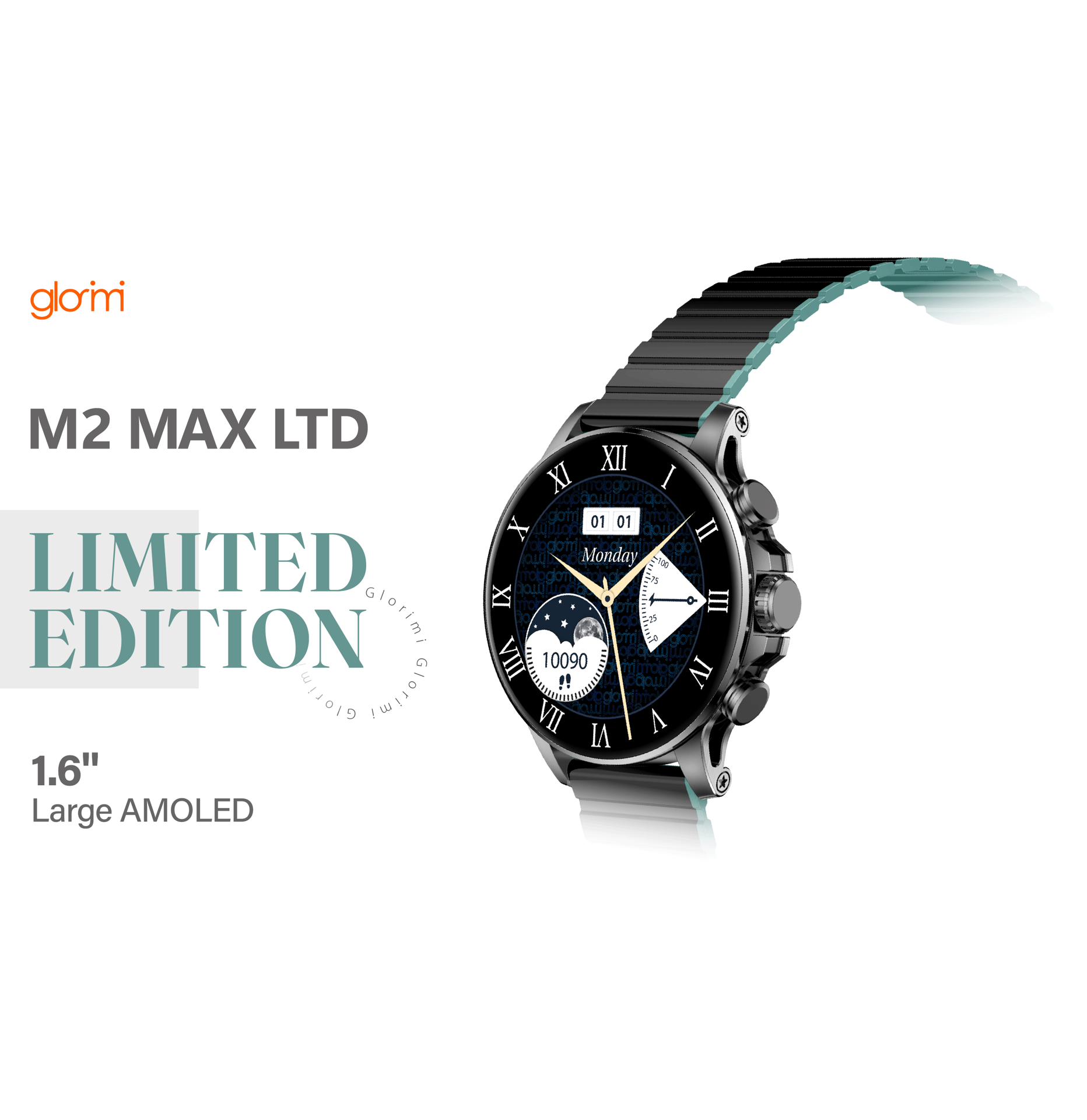 ساعت هوشمند گلوریمی مدل Glorimi M2 Max LTD Smart Watch | شیائومی ایران - نمایندگی شیائومی در ایران